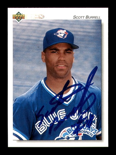 Scott Burrell Autographed 1992 Upper Deck Minor League Rookie Card ...