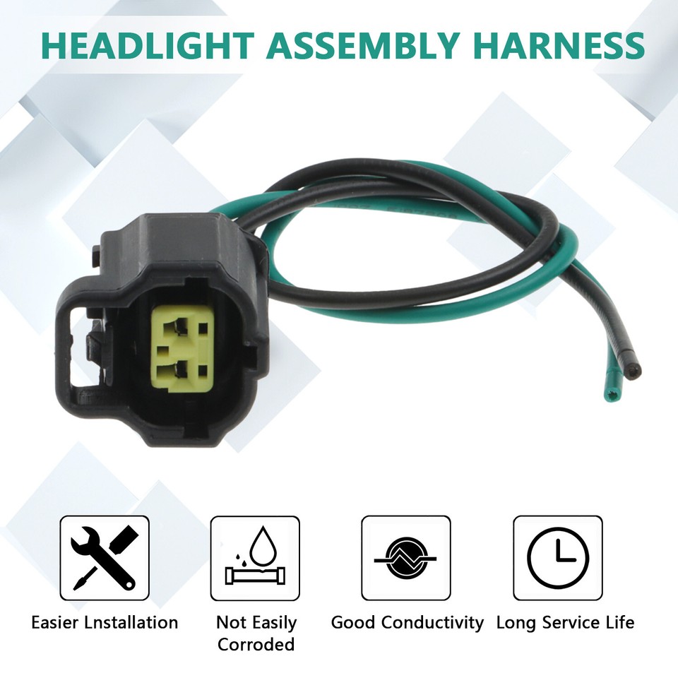 2-Pin Cold Start Injector Thermo Switch Pigtail Connector for Toyota ...