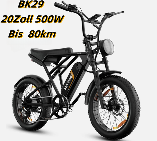 500W HITWAY BK29 20 Zoll 48V 18AH Elektrofahrrad E-Mountainbike Fatbike Moped | eBay.de