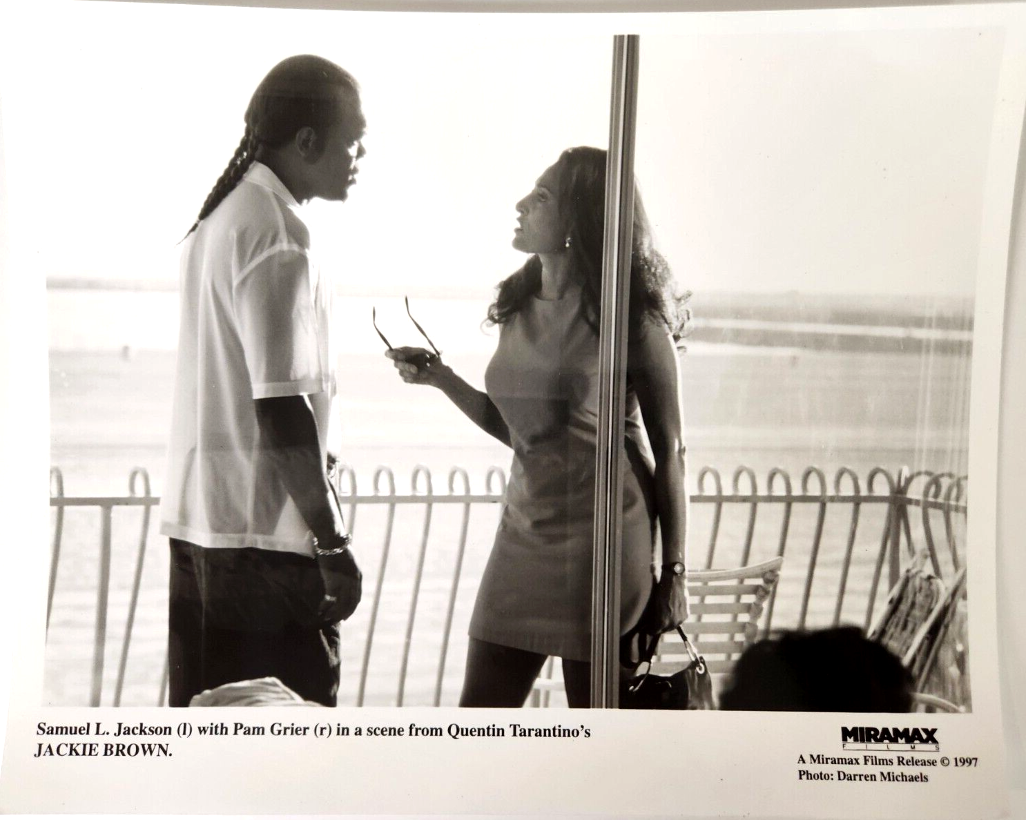 Samuel L Jackson Pam Grier Jackie Brown Tarantino 1997 Movie Press ...