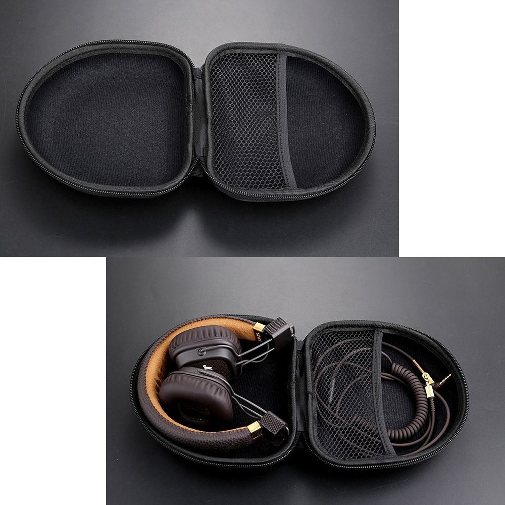 Shockproof Headset Bag With Zipper Zipper Box for Marshall Earphone ...