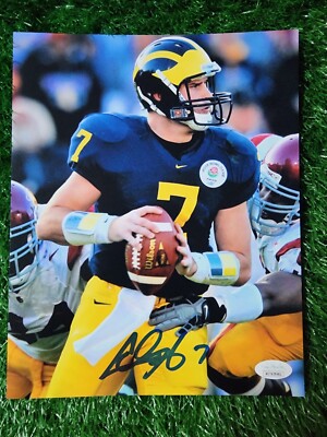 CHAD HENNE Michigan Wolverines Autographed / Signed 8x10 Photo JSA ...