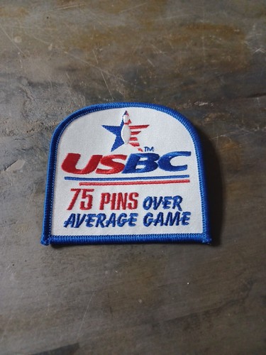 United States Bowling Congress USBC - 75 Pins Over Average Game Patch ...