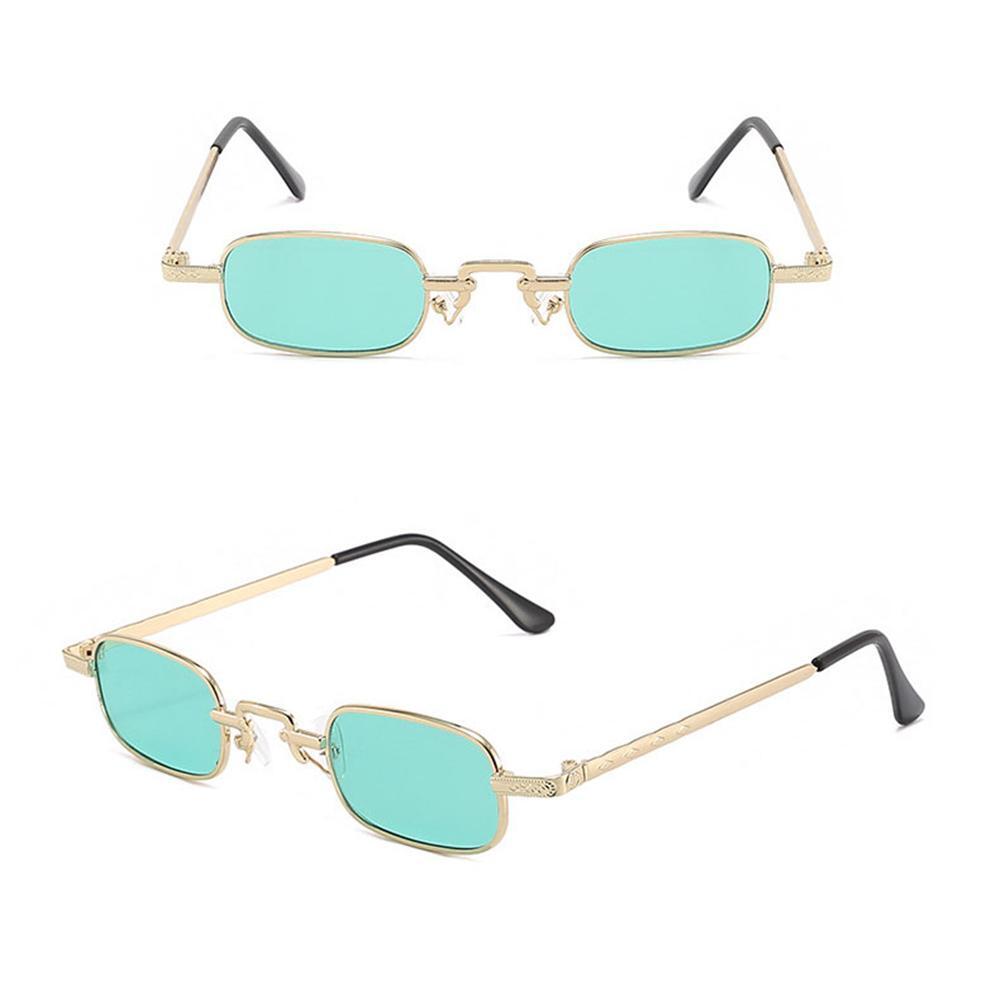 Frame Women Small Rectangle Sunglasses Punk Sun Glasses Shades UV400 Protection | eBay UK