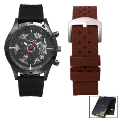Mens Star of David Dial Military Sports Quartz Watch w Replacement ...