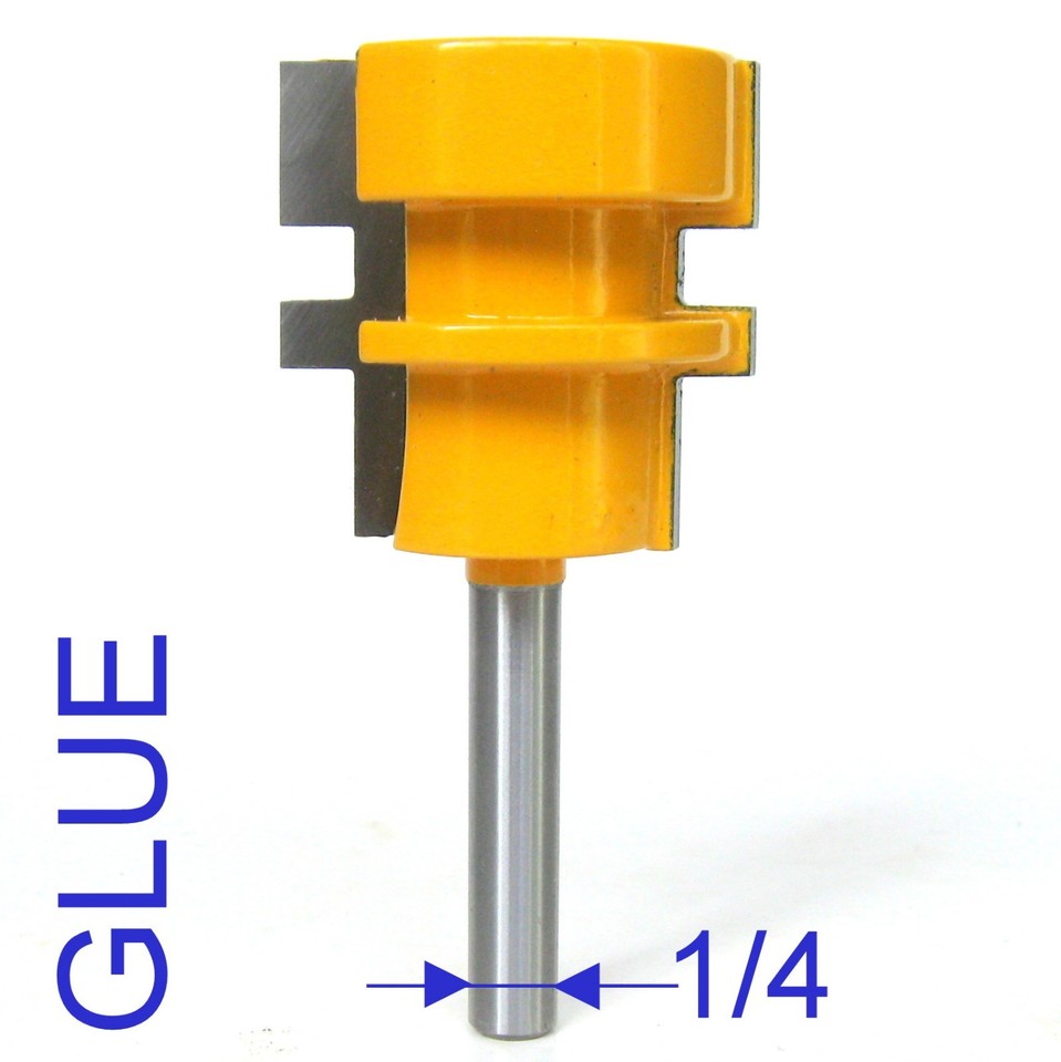 1 pc 1/4" SH Reversible Glue Joint Carbide Tipped Router Bit S | eBay