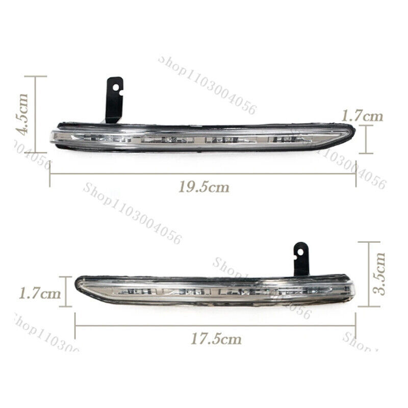 2011-2014 Ford Edge RH&LH Turn Signal Lamp Side View Mirror Light Lamp ...