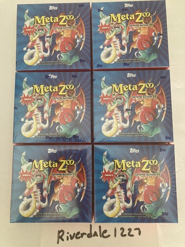 LOT of (6) 2021 Topps Metazoo Series 0 Cryptid Nation 30 Factory Sealed ...