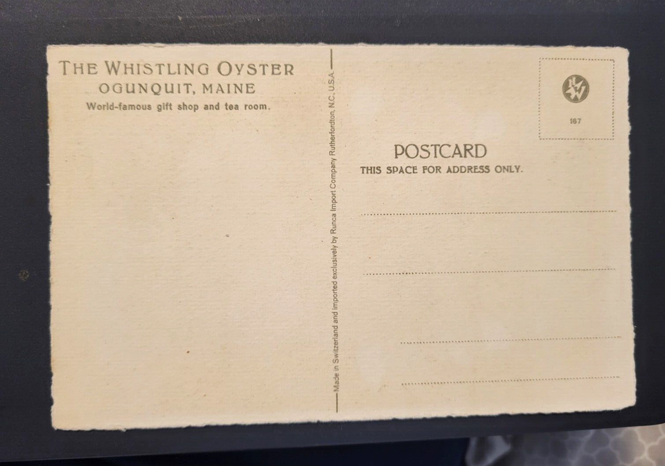 Ogunquit ME-Maine, The Whistling Oyster Famous So Sorry Sign VIntage ...
