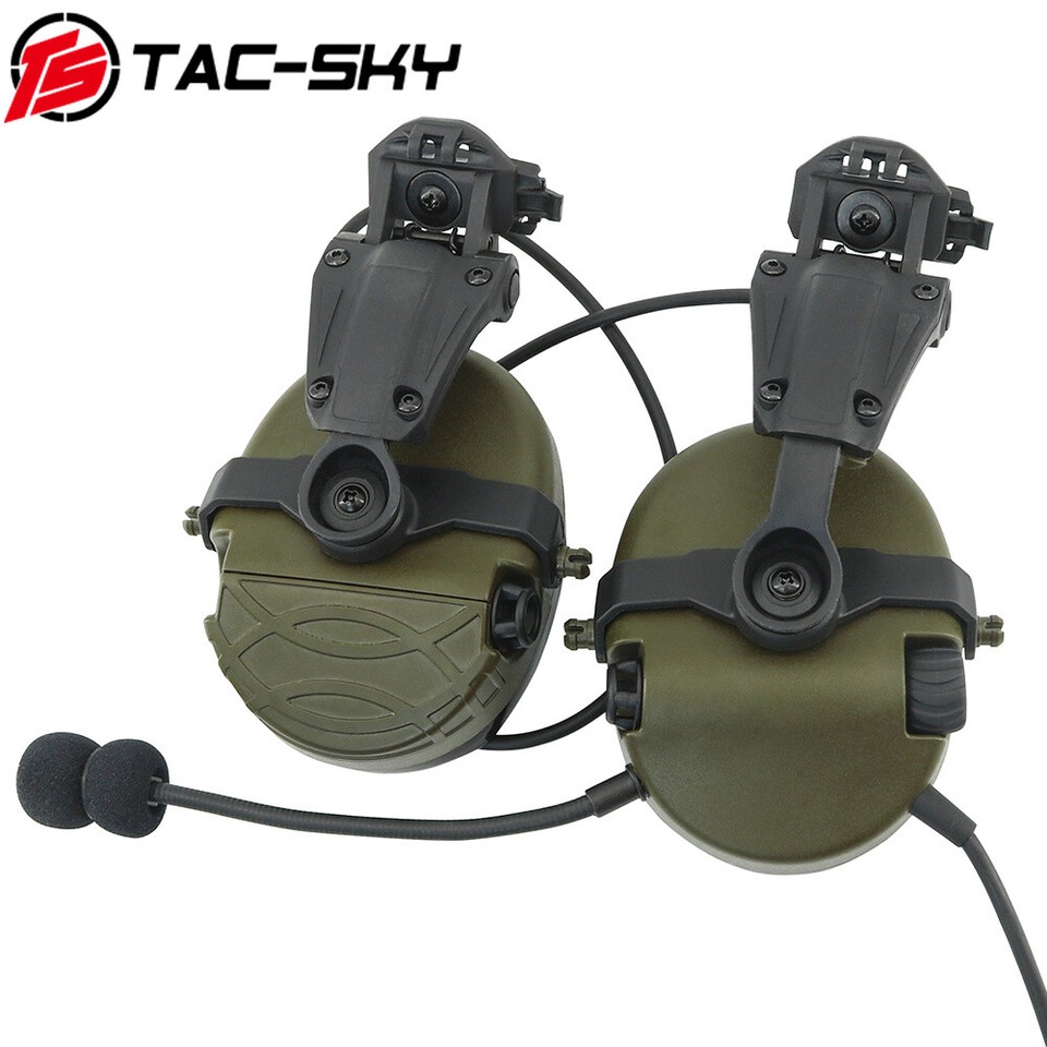 TS ARC rail Helmet Mount, Noise Cancelling Hearing Protection Tactical ...