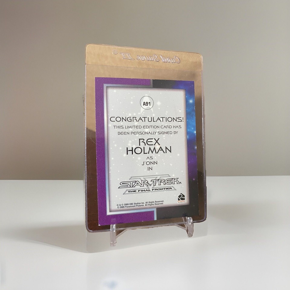 Star Trek Movies Autograph Series A91 Personally Signed by Rex Holman ...