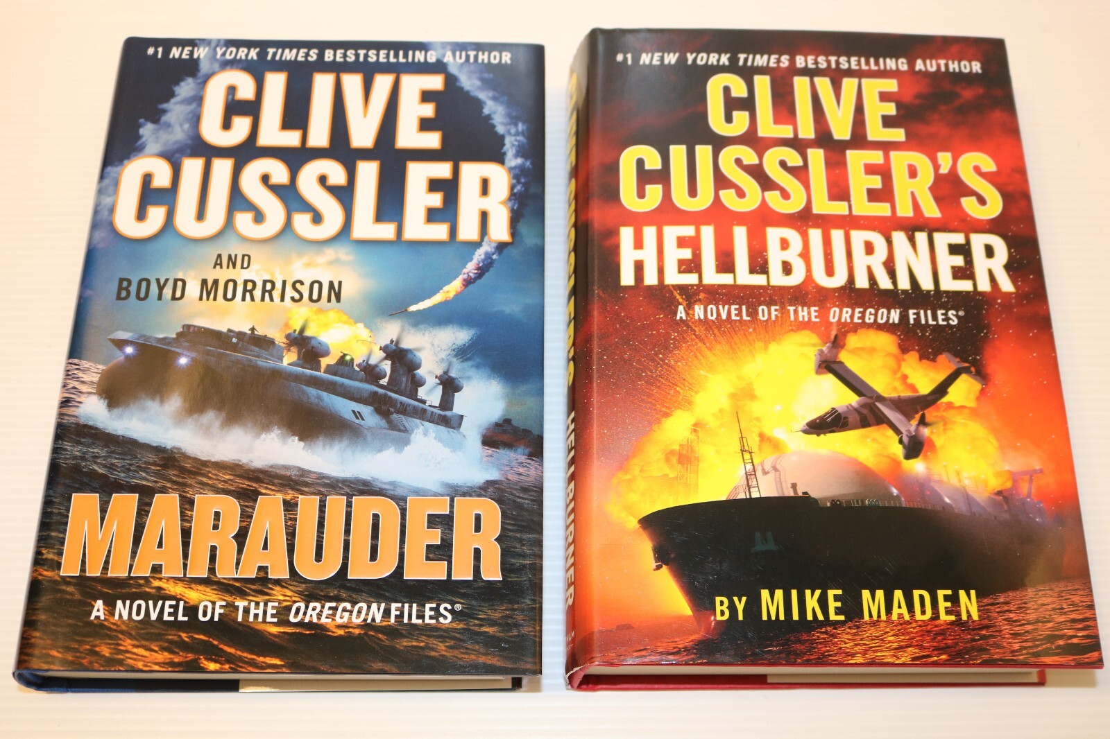 Lot of 9 Clive Cussler THE OREGON FILES Series Hardcover Books | eBay