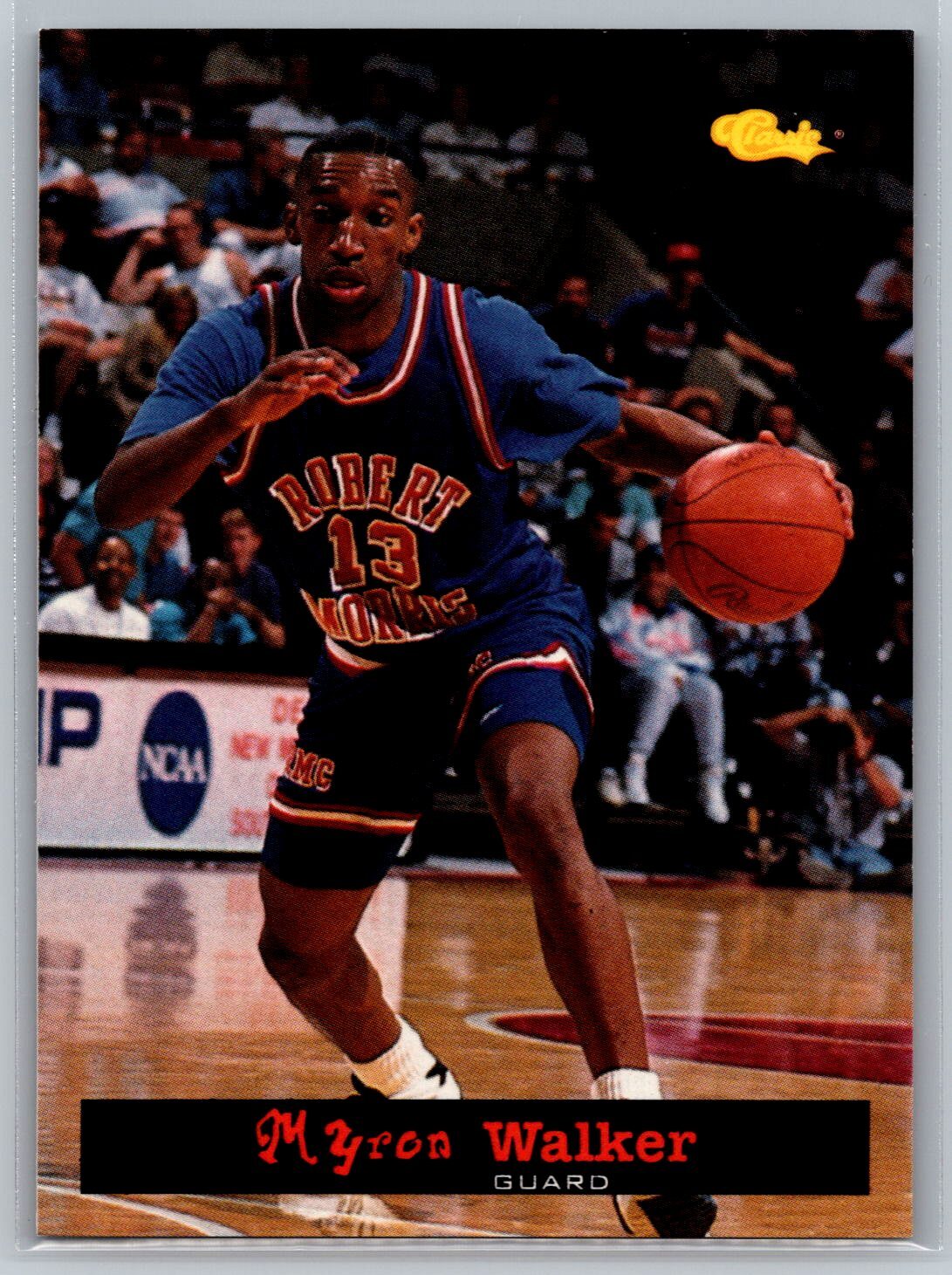 Myron Walker 1994 Classic Draft Set Break BASKETBALL #93 Robert Morris ...