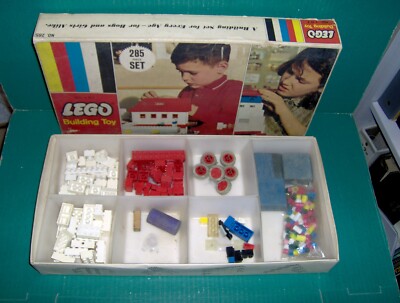 Vintage 1966 Lego Building Toy No. 285 Partial Set Original Box Samsonite | eBay