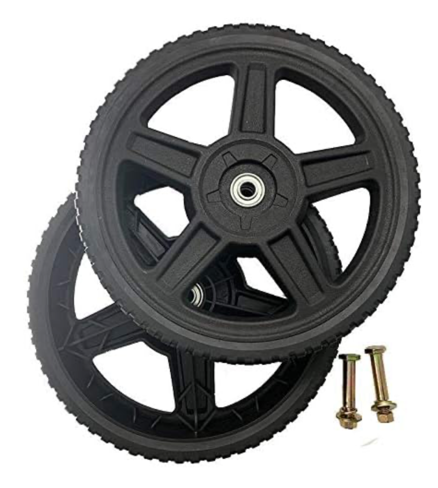 UNIVERSAL PUSH MOWER WHEEL KIT 10X2 2 PIECES 10" REAR WHEELS | eBay