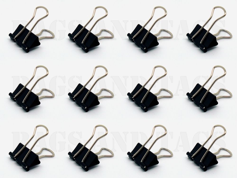 Bulldog Foldback Letter Clips Metal Paper Binder Grip Receipt Filing ...