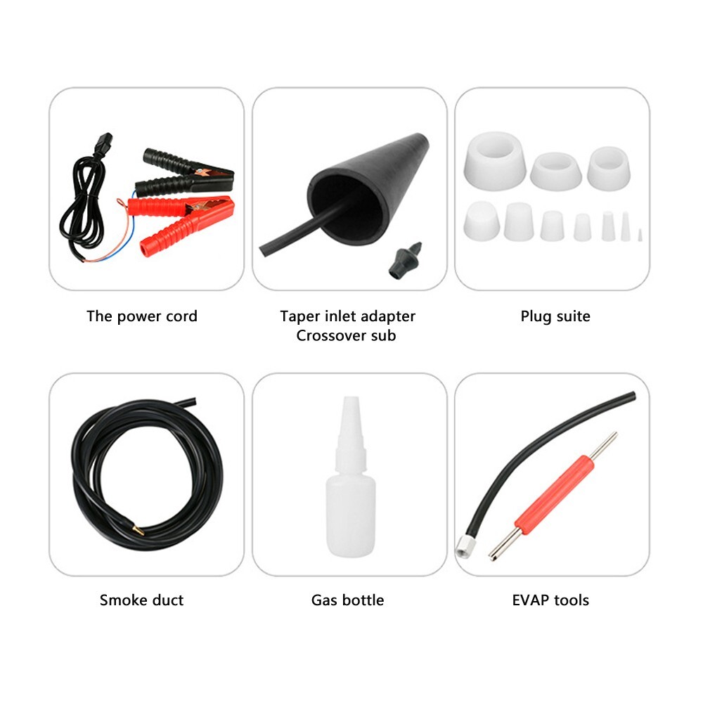 Automotive Smoke Machine Pipe Smog Generator Leak Detector Diagnostic ...