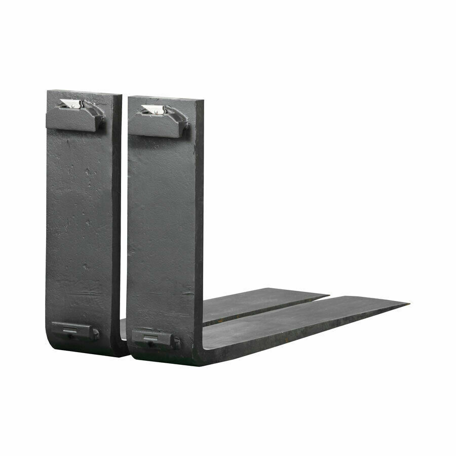 FORKLIFT FORKS PAIR 1.5x7x42 INCHES CLASS 3 III FULL TAPER POLISHED FTP ...