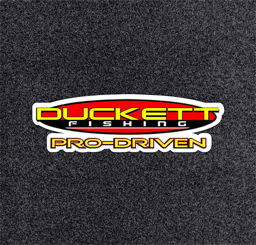 DUCKETT RODS BASS BOAT CARPET DECALS GRAPHICS BONUS DECAL!! FREE ...