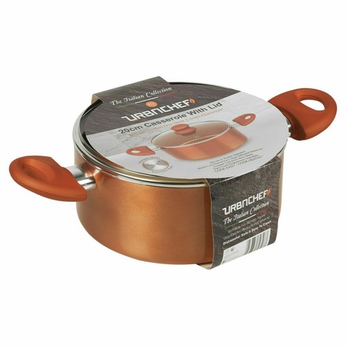 Non Stick Ceramic Coated Copper Induction Cooking Pan Pot Saucepan ...