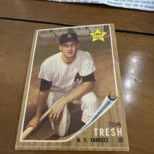 1962 Topps Baseball Tom Tresh Rookie | eBay
