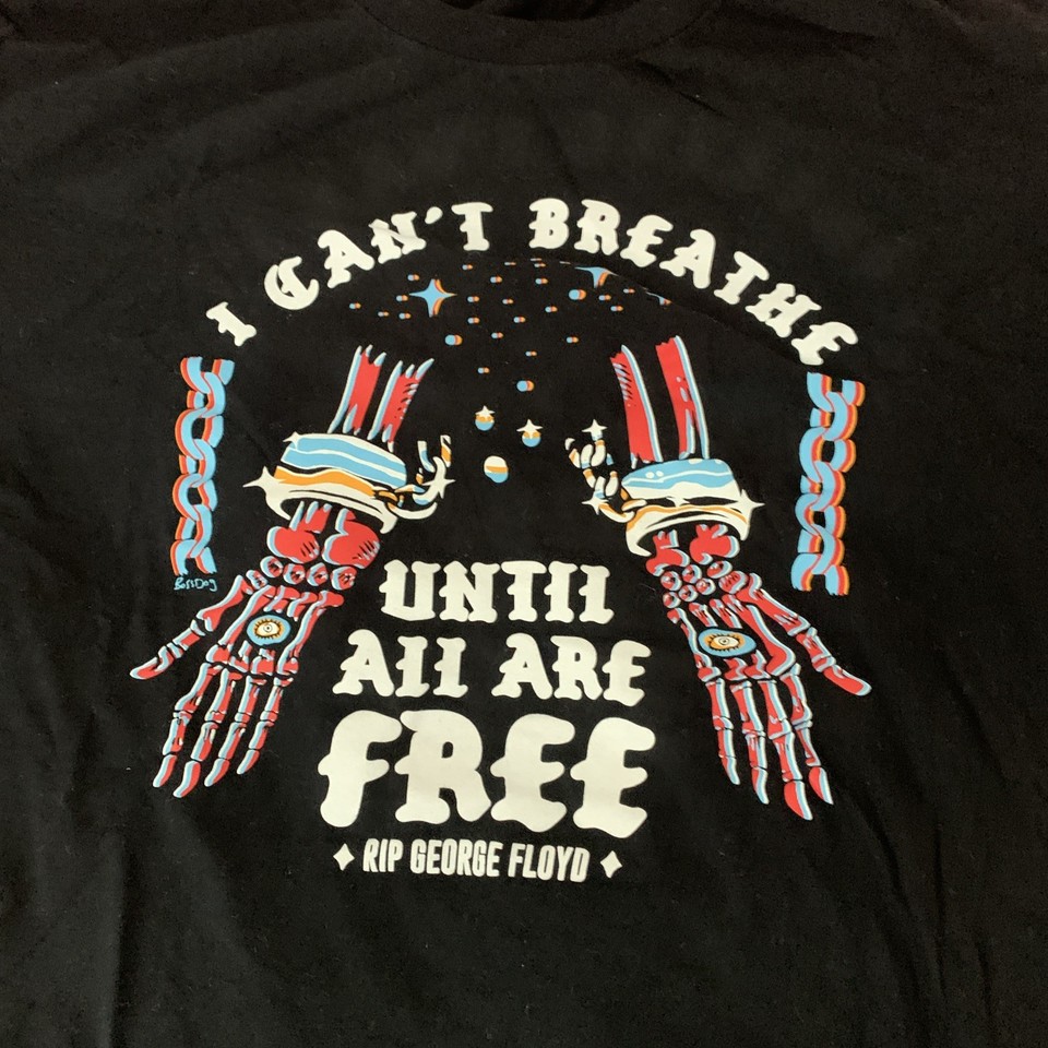 T-Shirt By BOSS DOG ART DEPT. RIP George Floyd Size L | eBay