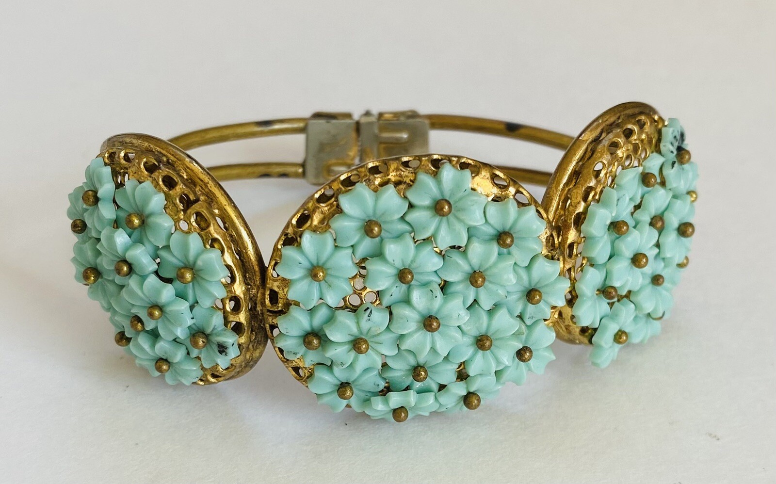 Vintage Early Unsigned Miriam Haskell Celluloid Flowe… - Gem