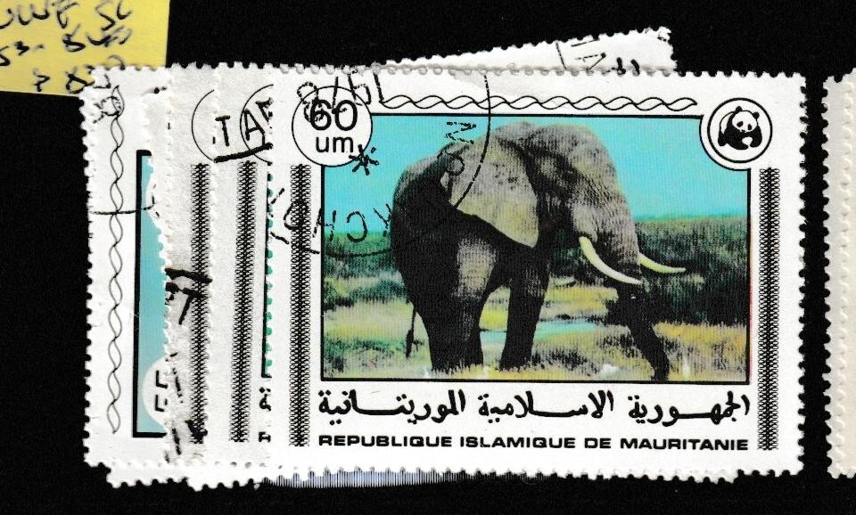 Mauritania Animals WWF SC 353-8 VFU (10gad) | eBay