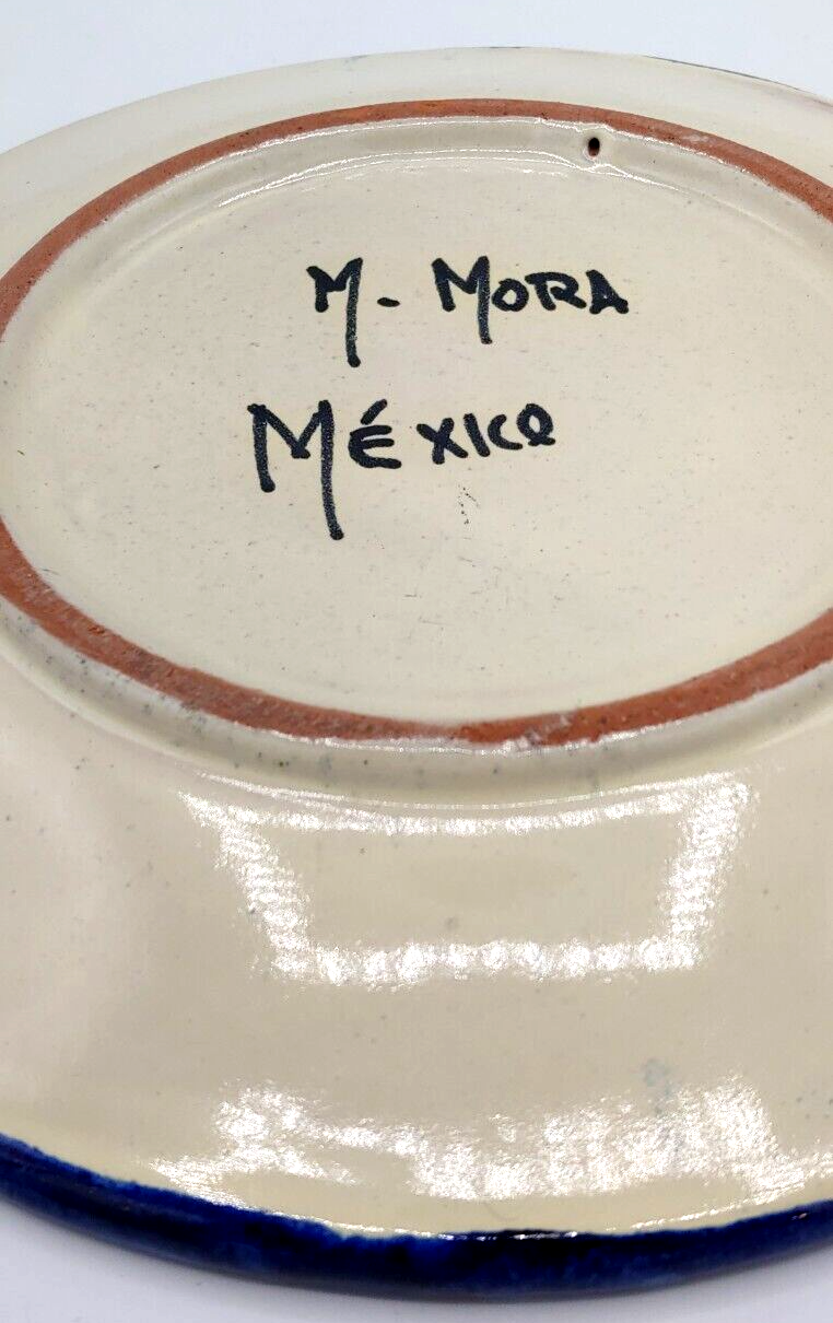 Mexican Talavera M. Mora Hand Painted Pottery Fish Plate Made in Mexico ...
