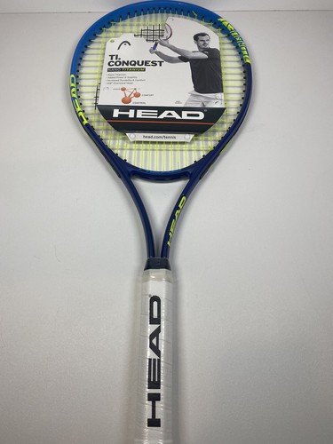 HEAD TI Conquest Nano Titanium Tennis Racquet 4 1/4 - 2 Grip 27 Inch ...