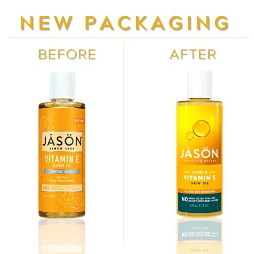 Jason Skin Oil Vitamin E 5000 IU All Over Body Nourishment 4 Oz ...