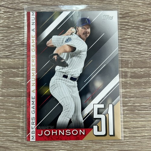 2020 Topps A Numbers Game #NG-4 Randy Johnson Arizona Diamondbacks | eBay