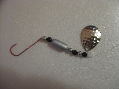Walleye Red Slow Death Hook Float Floating Spinner Blade Rigs (Hammered ...