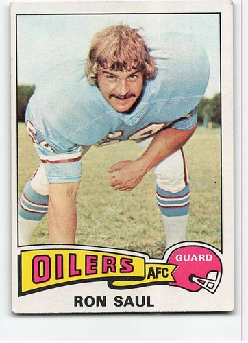 1975 Topps #24 Ron Saul EX Excellent Oilers | eBay