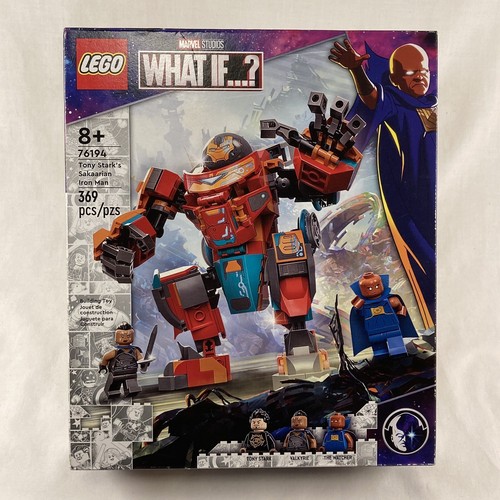 LEGO Marvel What If? Tony Stark’s Sakaarian Iron Man Set 76194 Brand ...