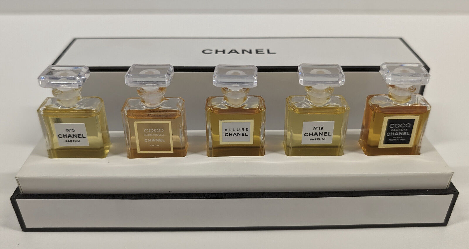 Chanel Miniature Perfume Box Set No. 5, Coco Mademoiselle, Allure, No ...