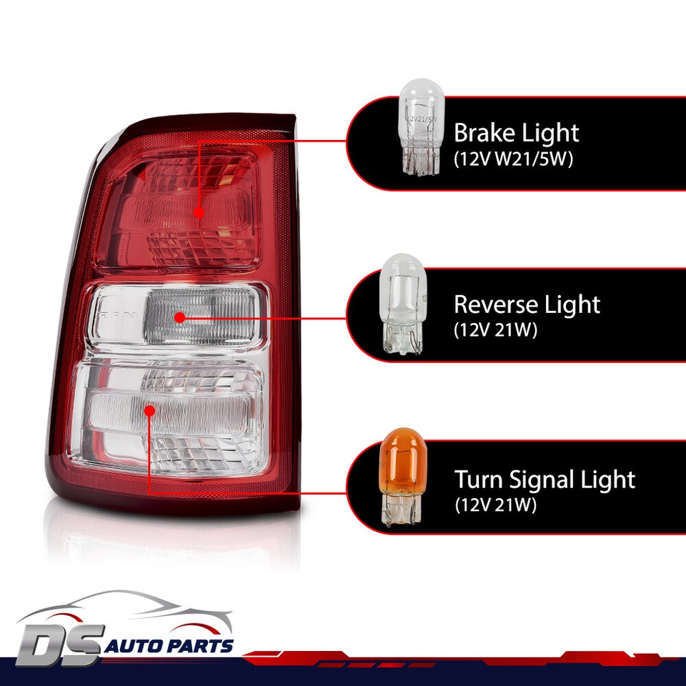Fit For 2019-2022 Ram 1500 Taillight Lamp Left & Right 55112989AE ...