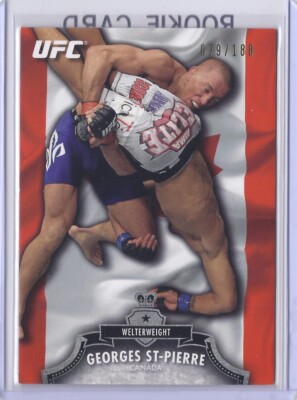 2012 Topps UFC Bloodlines Georges St Pierre Base 79/188 Flag | eBay