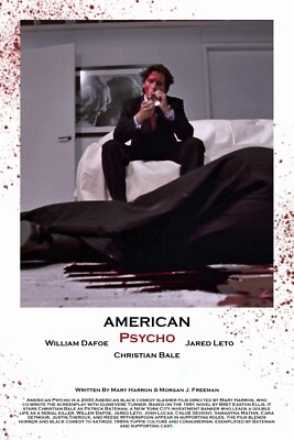 American Psycho Patrick Bateman CUSTOM Poster AXE *FREE SHIPPING* | eBay