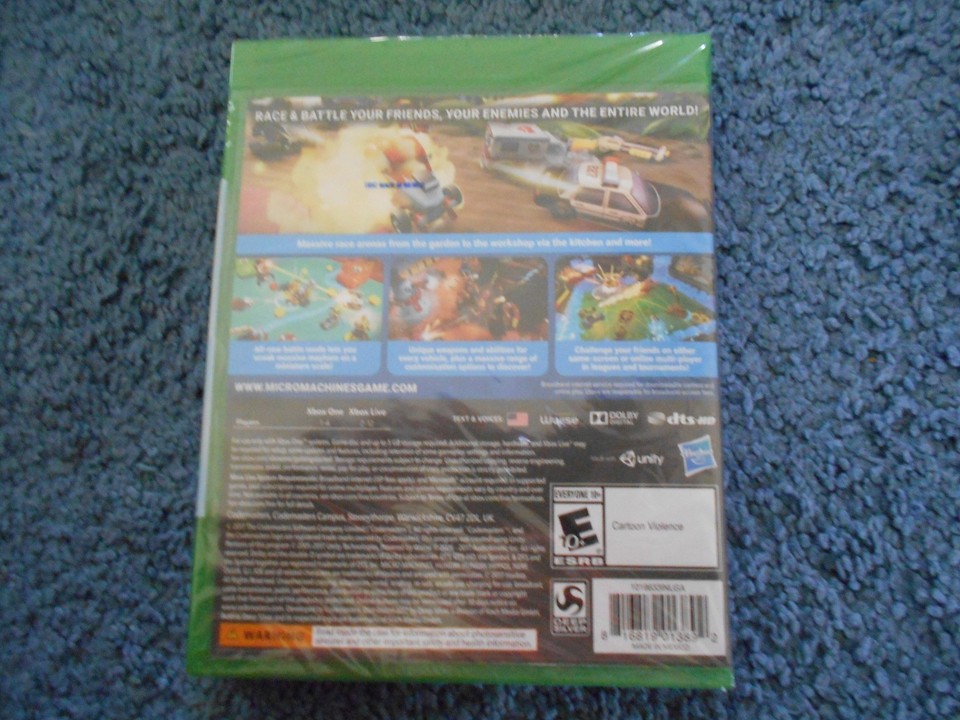 MICRO MACHINES WORLD SERIES XBOX ONE FACTORY SEALED!!! L@@K!!! FREE ...