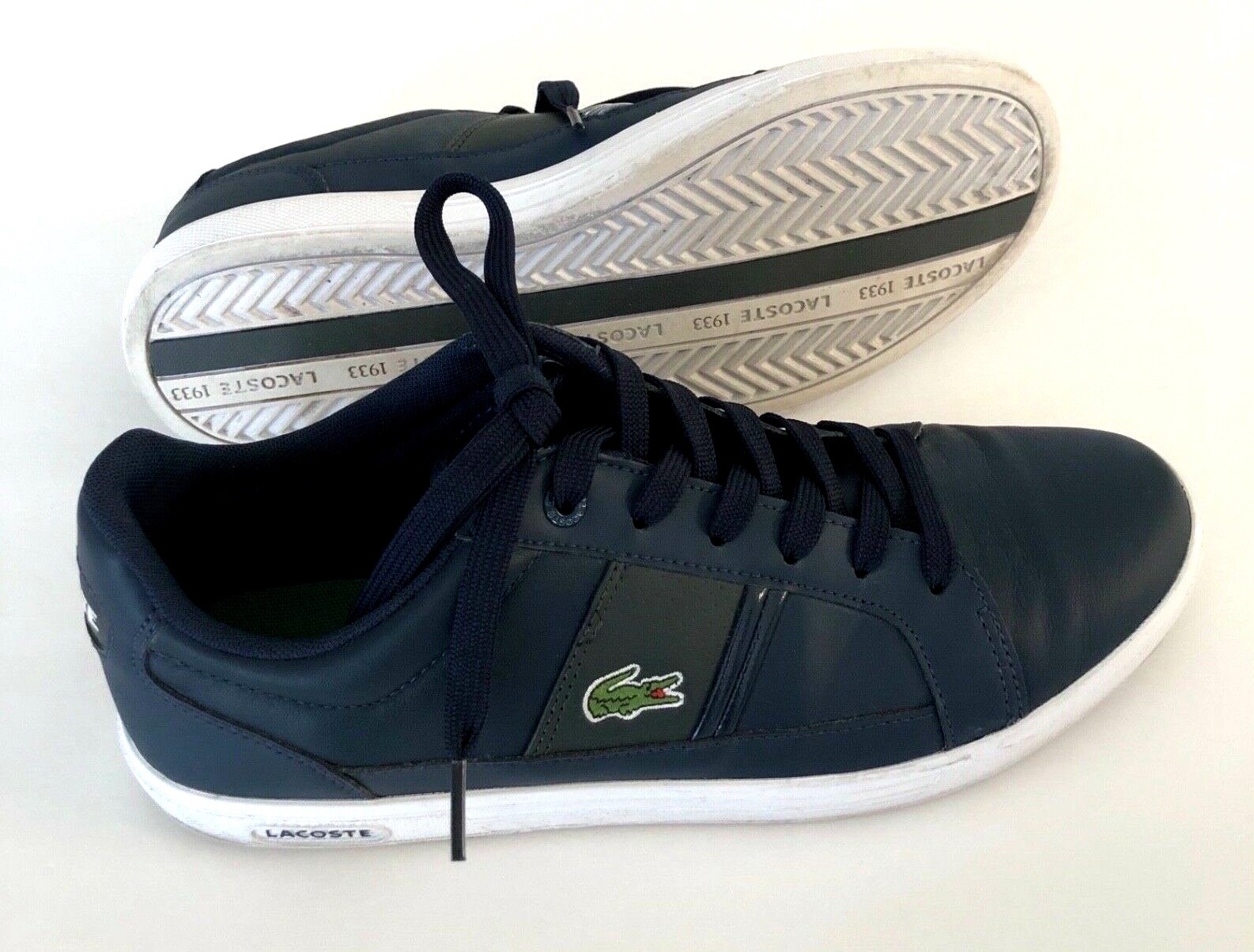 Lacoste Men's Europa LCR Synthetic Leather Shoes 7-32… - Gem