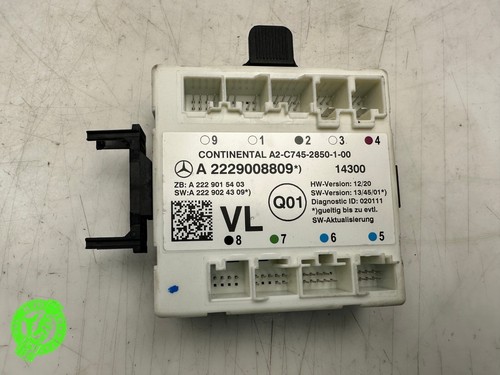 2014-2017 MERCEDES S CLASS W222 SEDAN FRONT LEFT DOOR WINDOW CONTROL ...