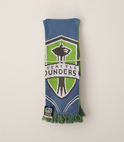 Seattle Sounders FC Adidas MLS Soccer Team Football Scarf - Brand New ...