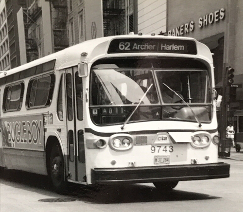 Chicago Transit Authority Bus CTA #9743 Route 62 Archer Photo State ...