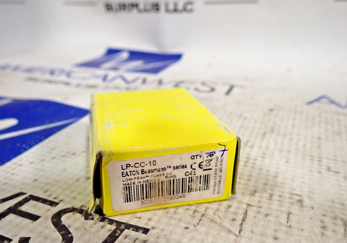 BOX OF 7 New Bussman LP-CC-10 LPCC10 10 amp class CC Low Peak Fuses | eBay