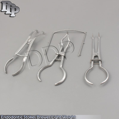 Endodontic Stokes Brewer Light Weight Ivory Dental Rubber Dam Frame ...