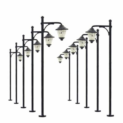 Led Lamppost Lamps Street Lights HO Scale 6cm 12V New Model Railway ...