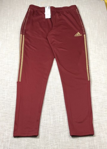 ADIDAS Tiro Tracksuit Jacket & Pants Set Medium Men Maroon Burgundy ...