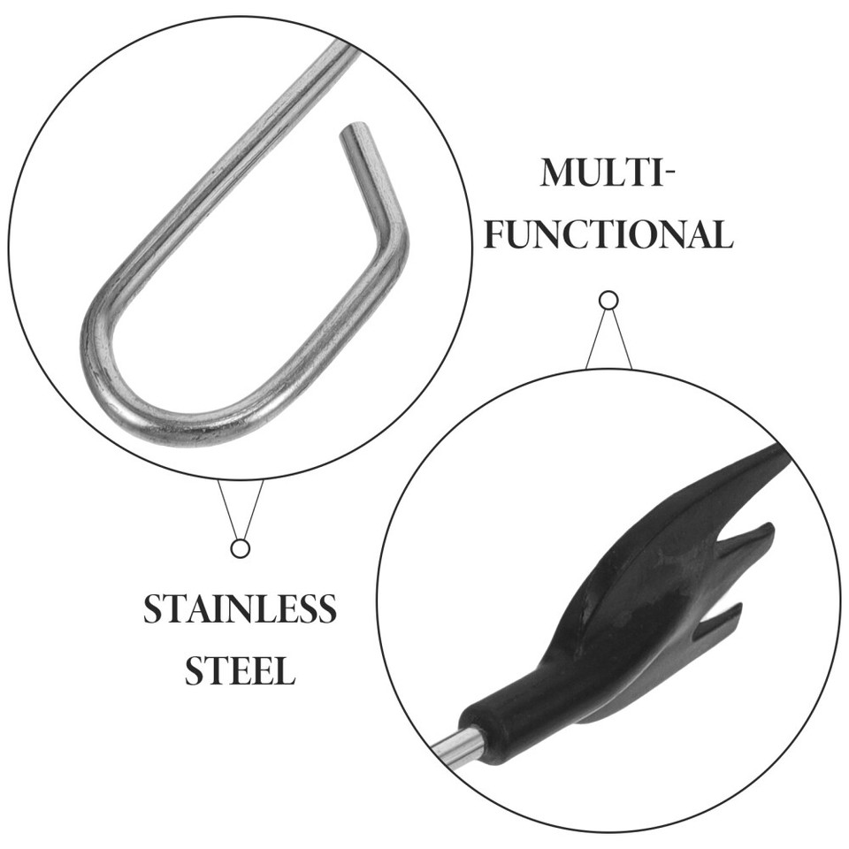 2 Pcs Trash Can Heavy Duty Gripper Tool Paper Picker Grabber Garbage ...