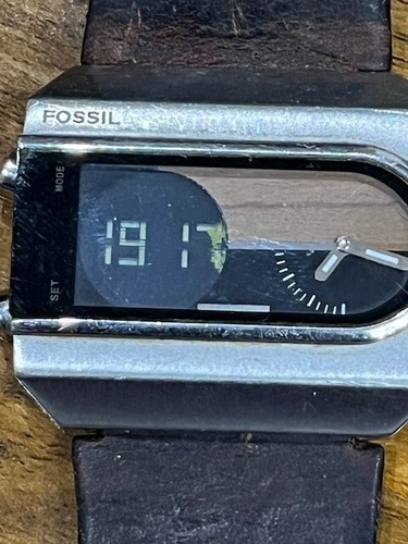 Vintage Authentic Fossil JR-9121 Ana-Digi WR50M Quartz Gents Watch ...